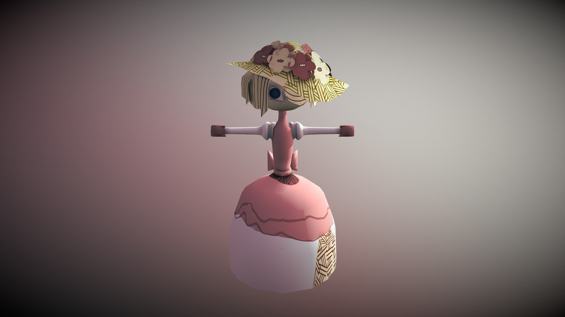 Girl Fake Type - 3D model by lucas niczay (@nyckshot) [8388b8d] - Sketchfab
