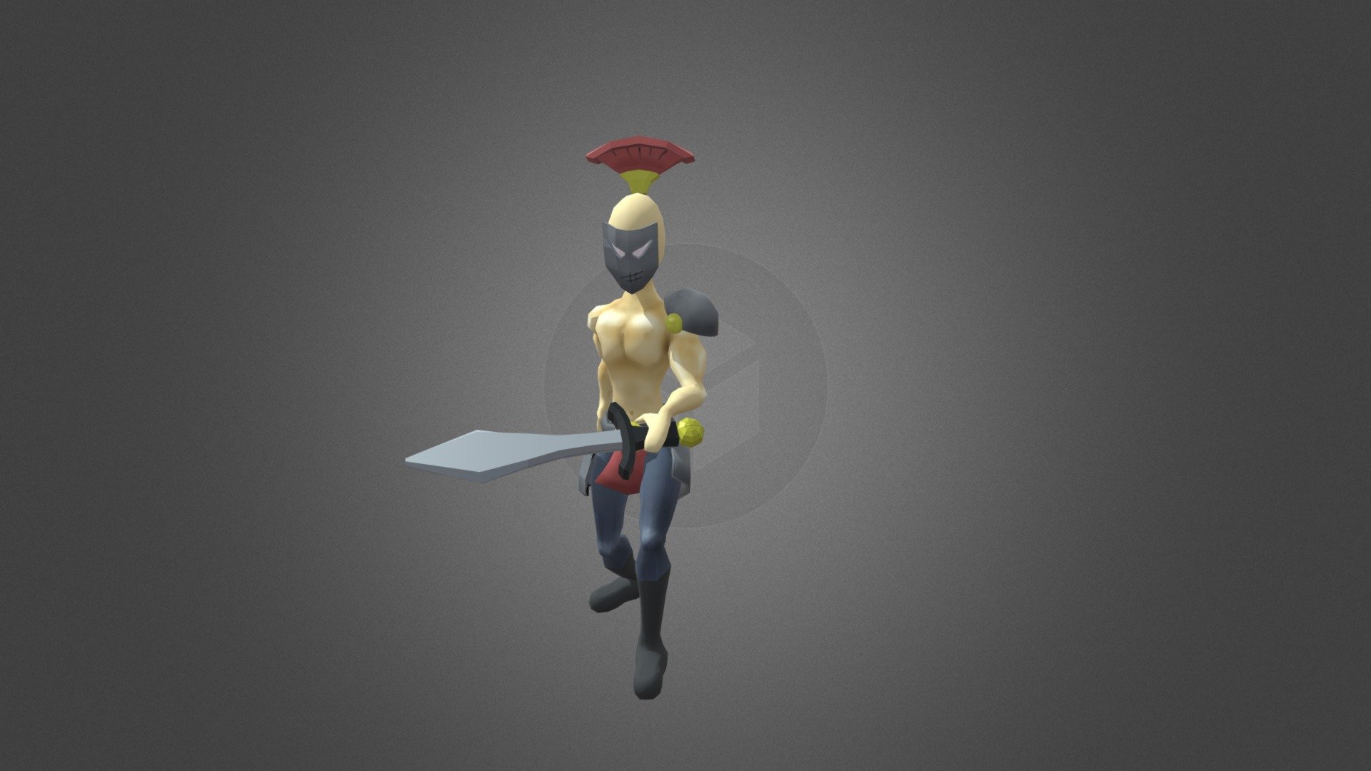 Stylized Roman Warrior - Download Free 3D model by YPalmer (@jinvalelll ...