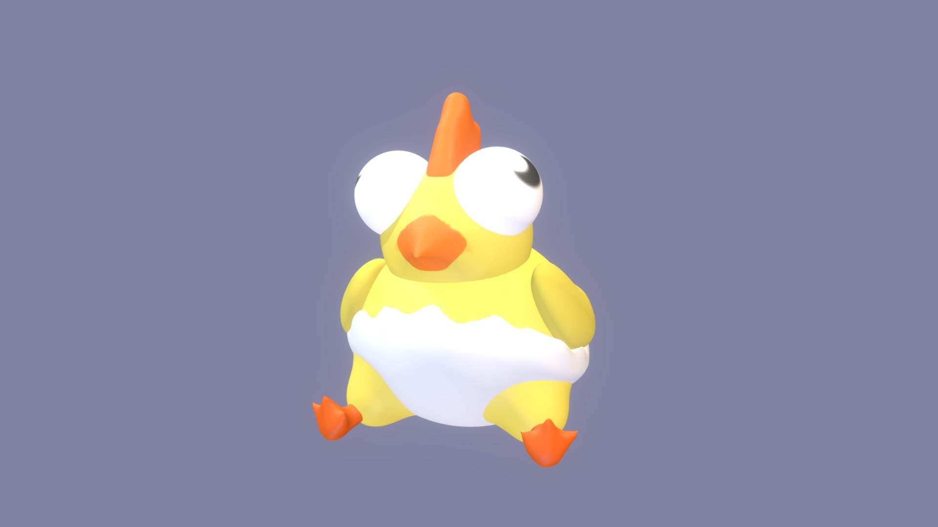 Baby Chick - 3D model by _1qing_ [838a604] - Sketchfab