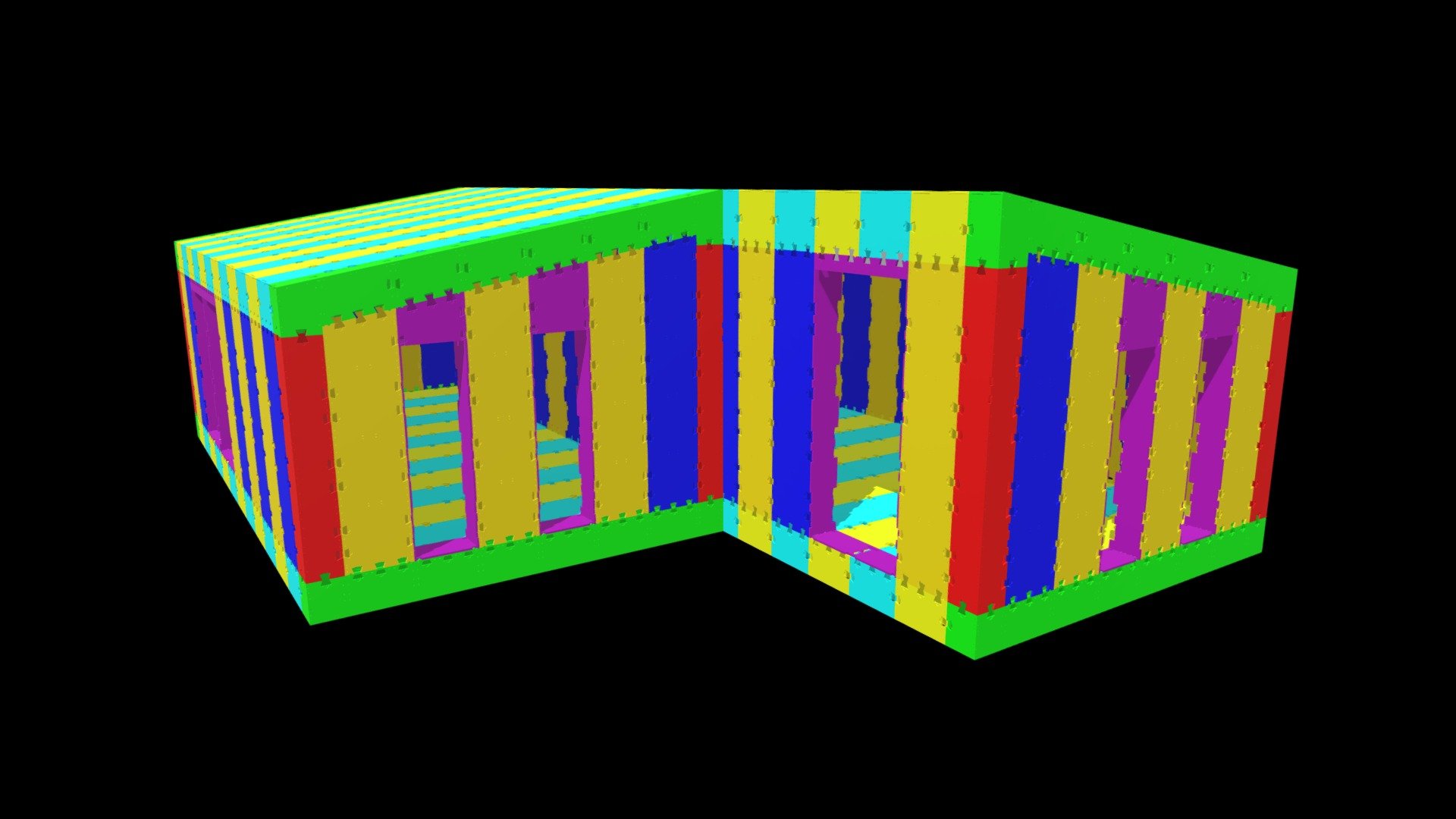 Modular House 1Z2 - XS-floor- Skylark-250-v0.2.0 - Download Free 3D ...