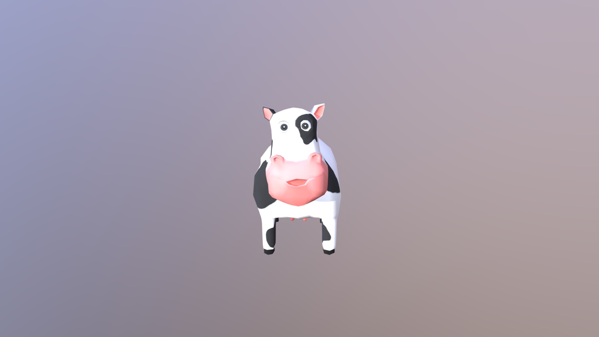 Cow Moo V1 - 3D model by camcouto [838c592] - Sketchfab