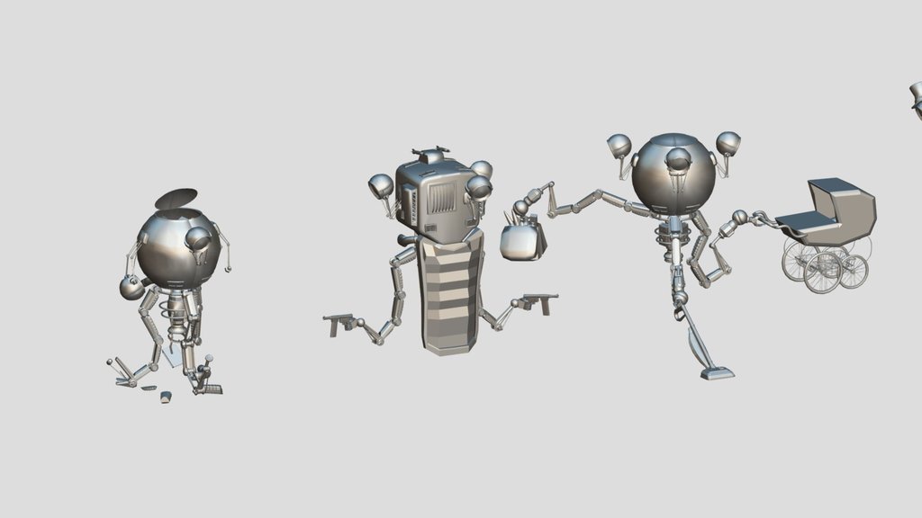 LP_Robots - A 3D model collection by Claidi - Sketchfab