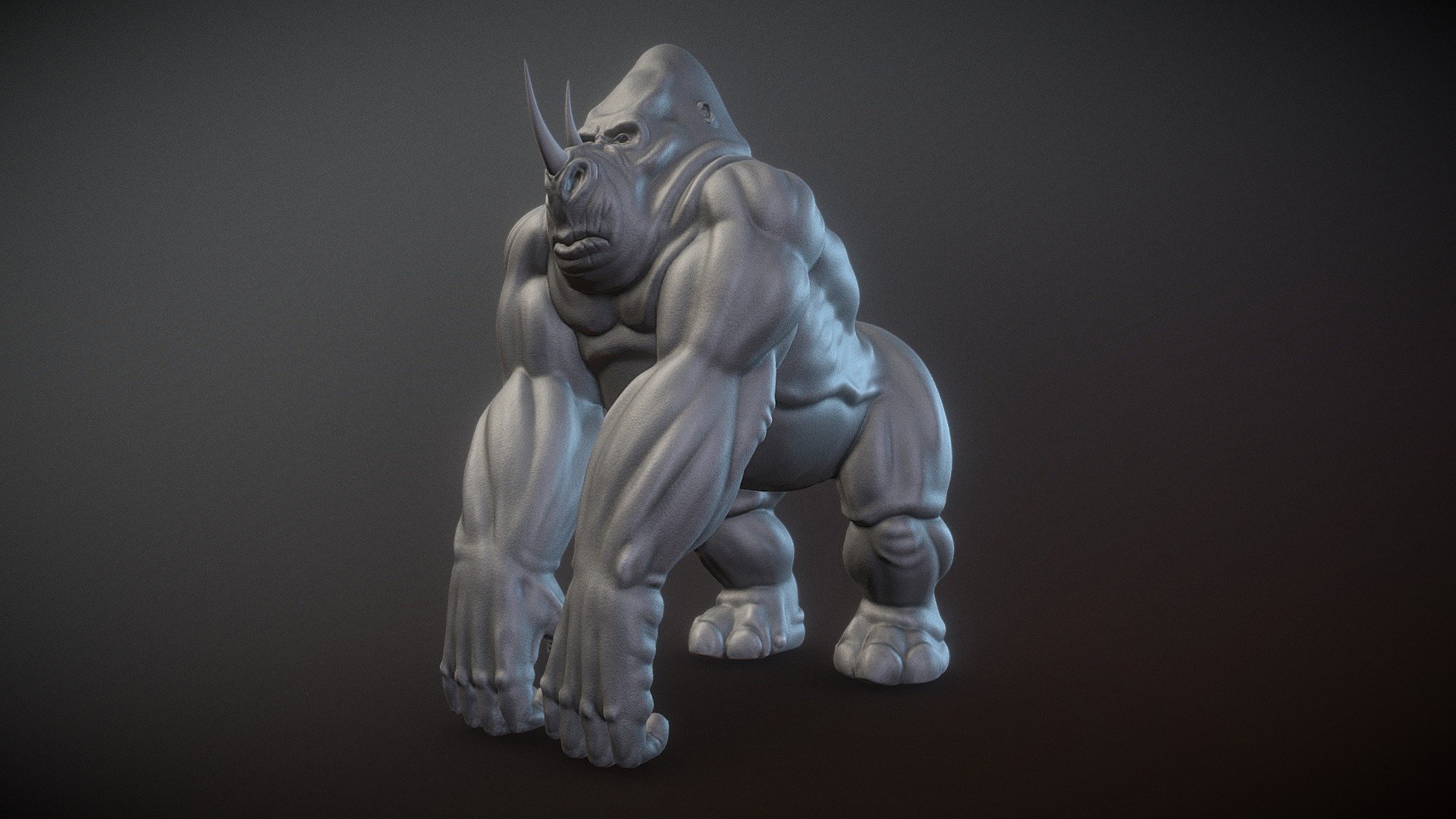 Sculptjanuary #15 Beast: Hybrid - 3D model by diegoalnkr [838d23c ...