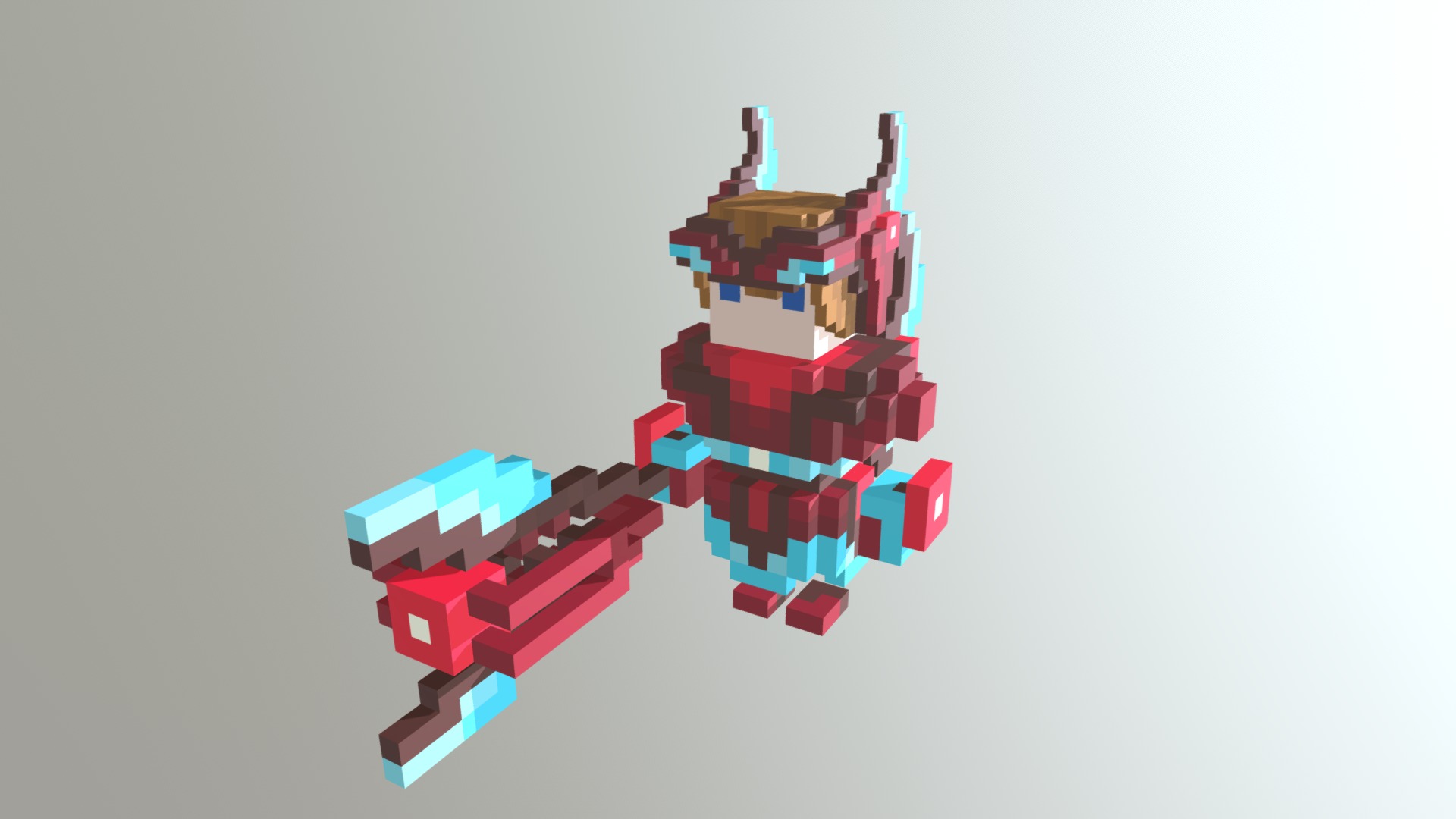 [Costume] Red Cyborg - 3D model by Ylva (@Terhentar) [838d74a] - Sketchfab