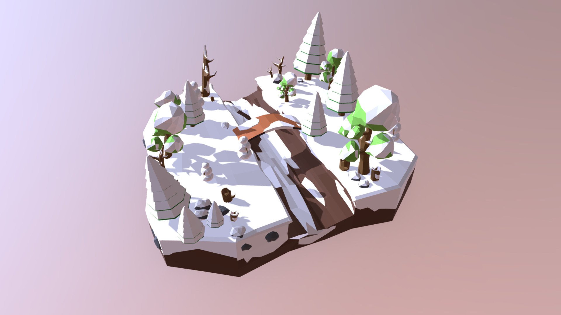 Winter Theme - 3D model by setak [838db8c] - Sketchfab