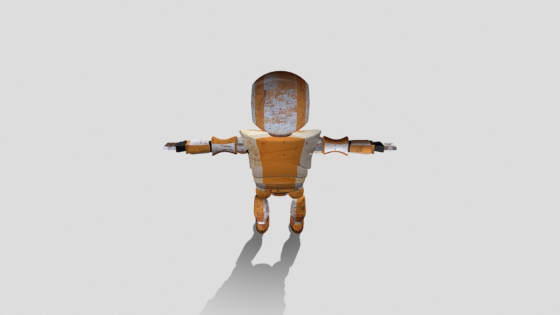 RobotWithRust - 3D model by starchi3 [838ed2a] - Sketchfab