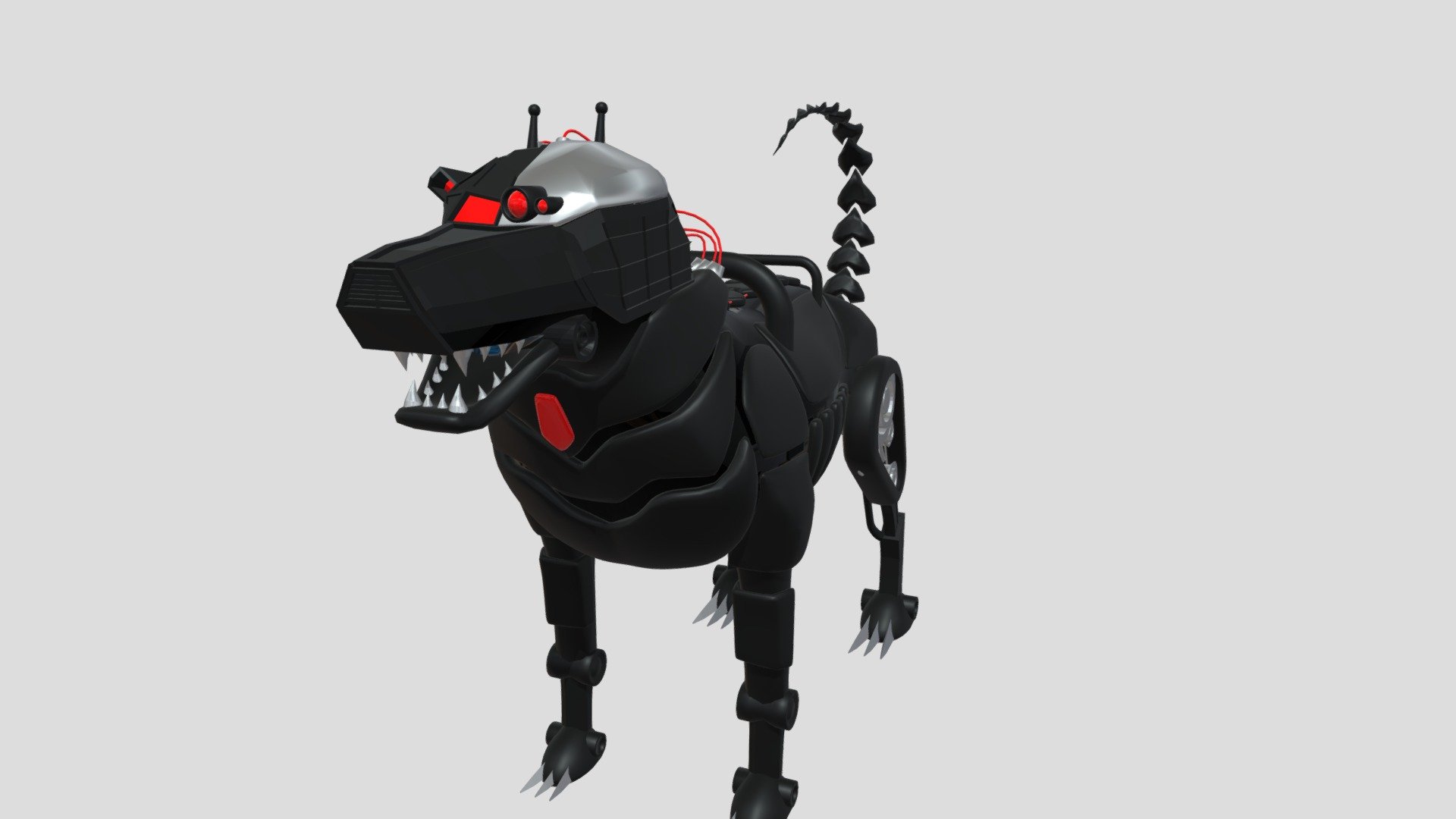 Cyborg Dog - M4L1 K9 - 3D model by daftydesigns [838eeb6] - Sketchfab
