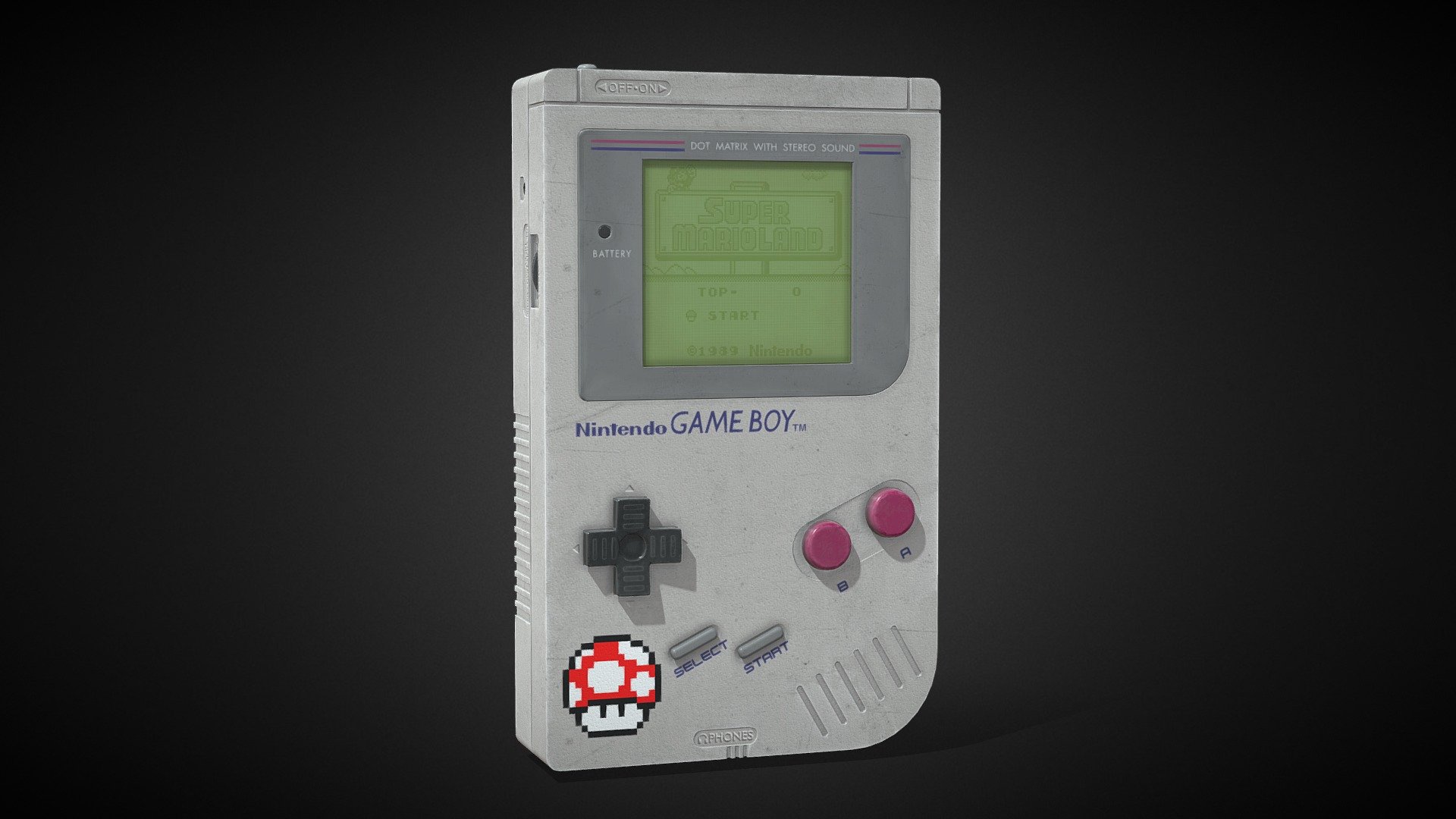 Nintendo Gameboy - 3D model by Danshal [839010f] - Sketchfab