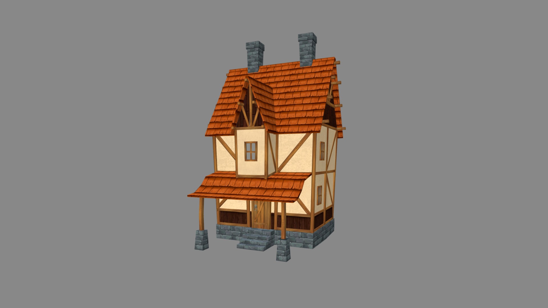 Medieval House 1 - 3D model by kopskyz [839060a] - Sketchfab