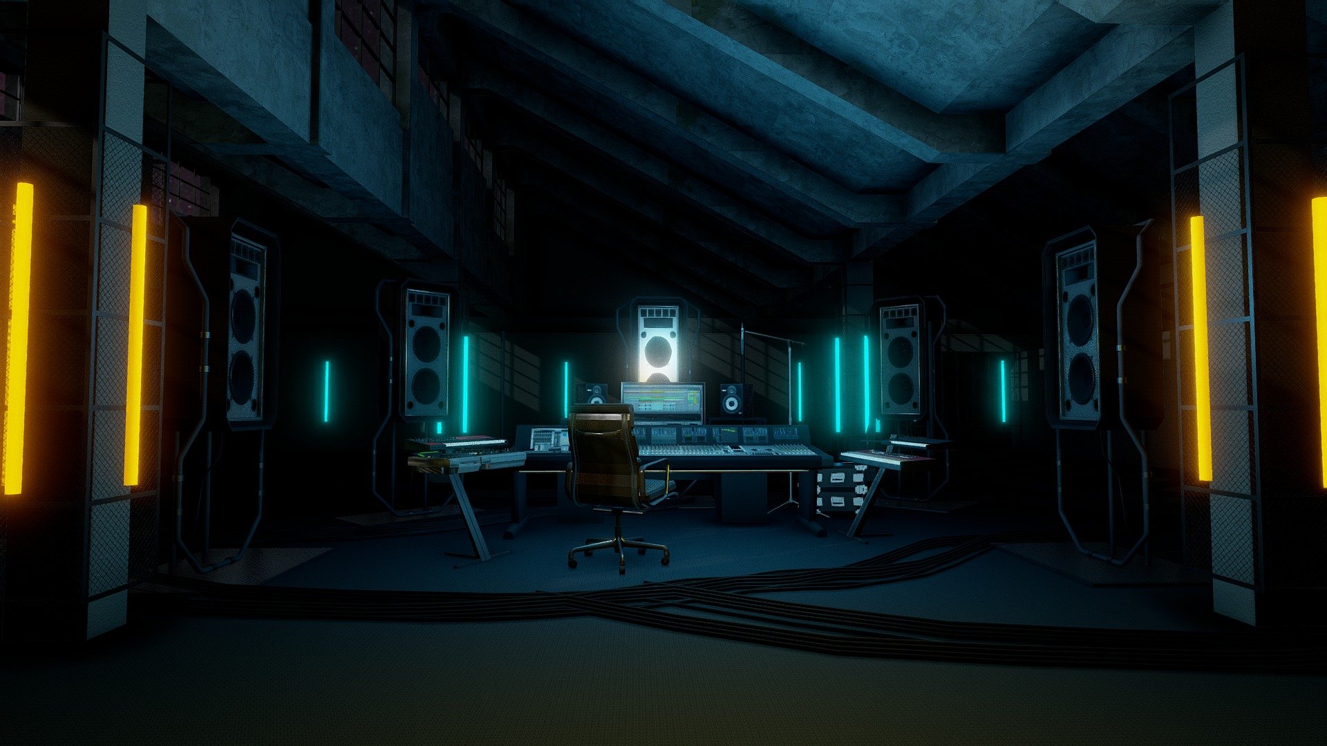 music scene - Buy Royalty Free 3D model by okotaru (@loaferspore ...