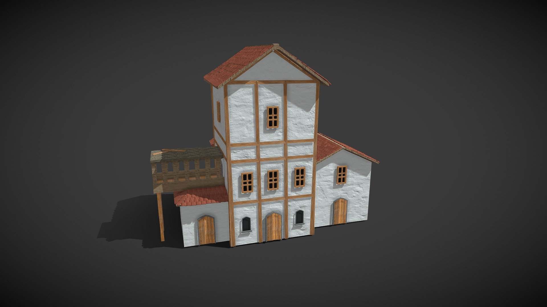 Tudor House - Download Free 3D model by jakebolton12 [8392612] - Sketchfab