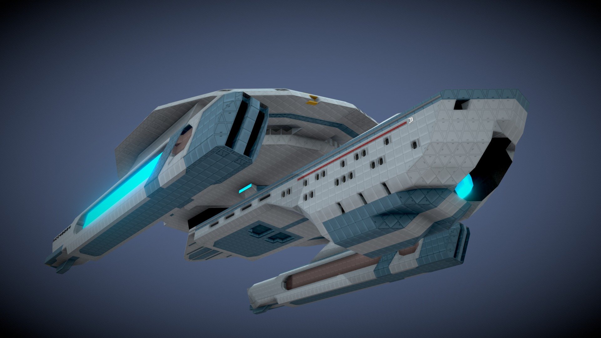 U.S.S. Curry NCC-42254 [Star Trek] by ZEO - Download Free 3D model by ...