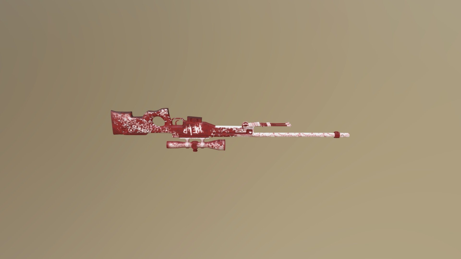 AWP | Bloody - 3D model by CrazySerge [8396de1] - Sketchfab