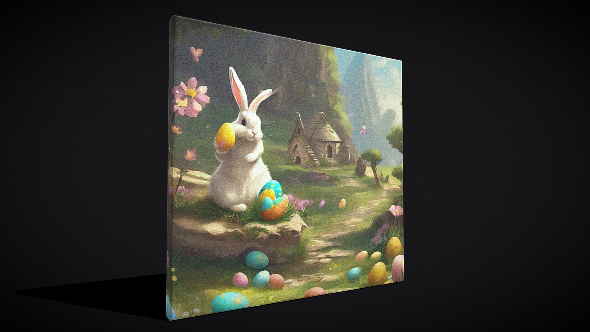 Easter Painting Four - Buy Royalty Free 3D model by GetDeadEntertainment [8399c8e] - Sketchfab Store