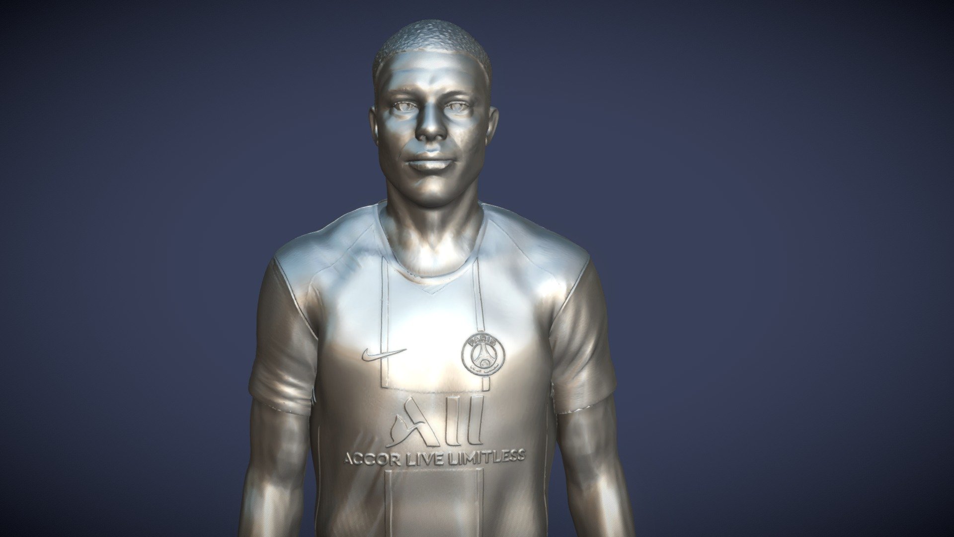 Kylian Mbappe - Printable - Buy Royalty Free 3D model by generalista3D ...