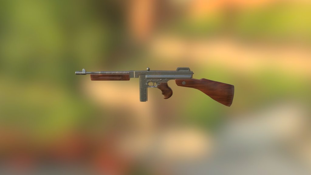 Thompson m1A1 - 3D model by despiegeleirealexander [839aab2] - Sketchfab