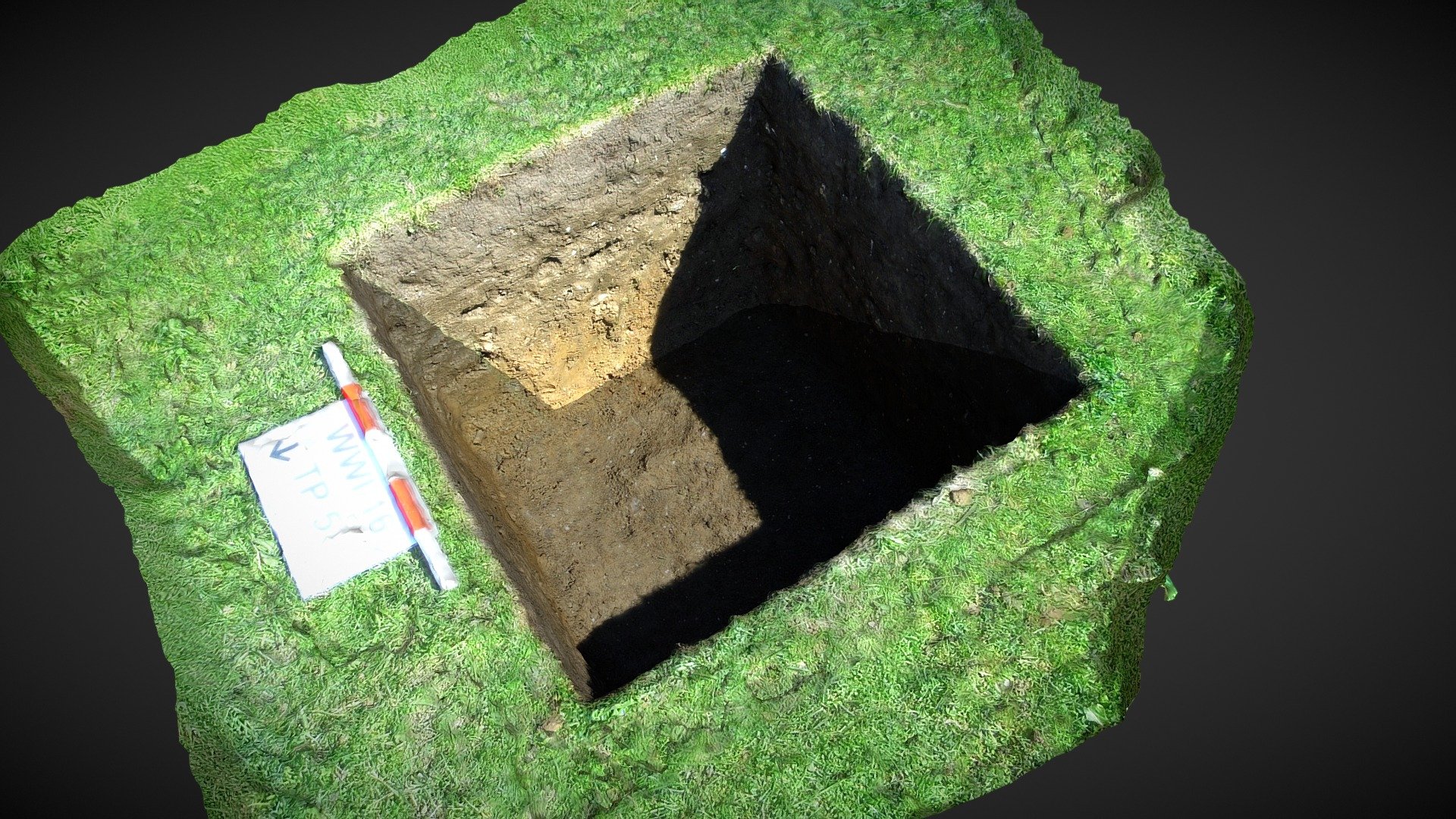 Dig 3: Test Pit 5 - 3D model by West Wickham & District Local History ...