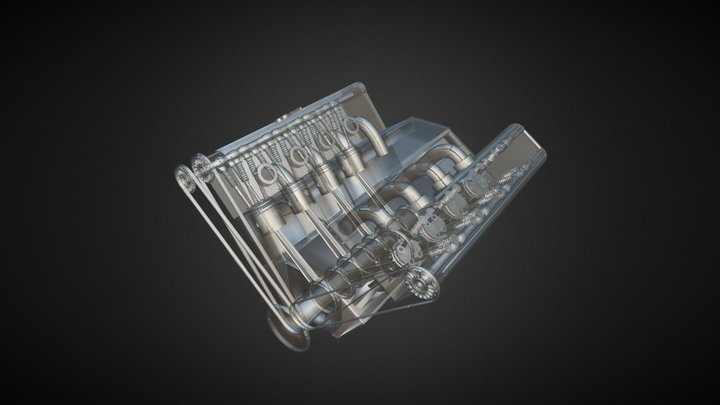 V8-engine 3D models - Sketchfab