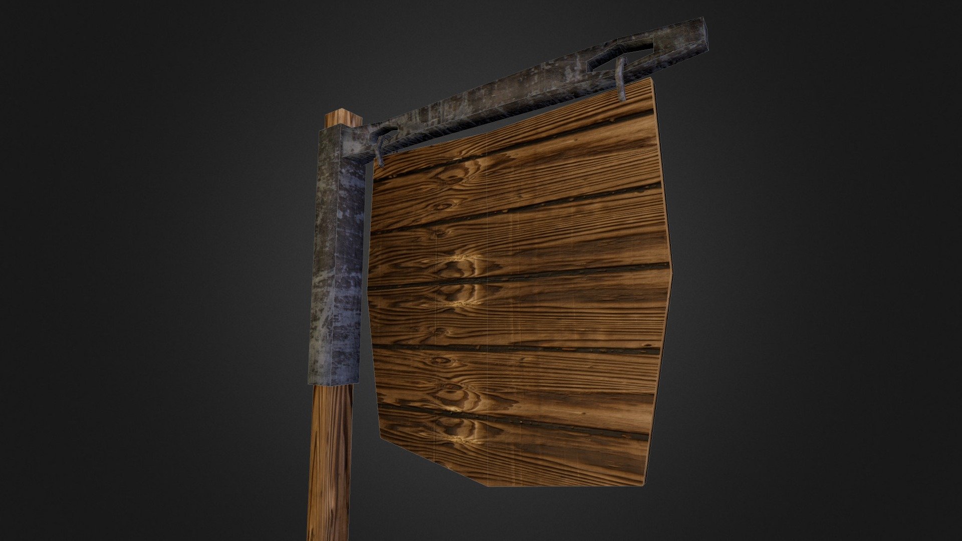 Metal Sign - 3D model by PantherOne [839bb19] - Sketchfab