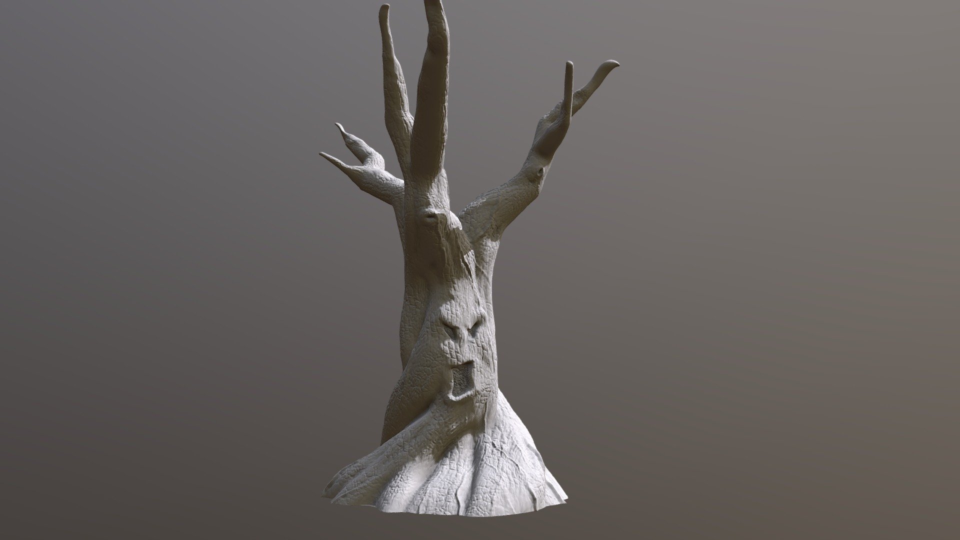 Tree with a Face - 3D model by Michael Forrest (@saltyvape) [839dba2 ...
