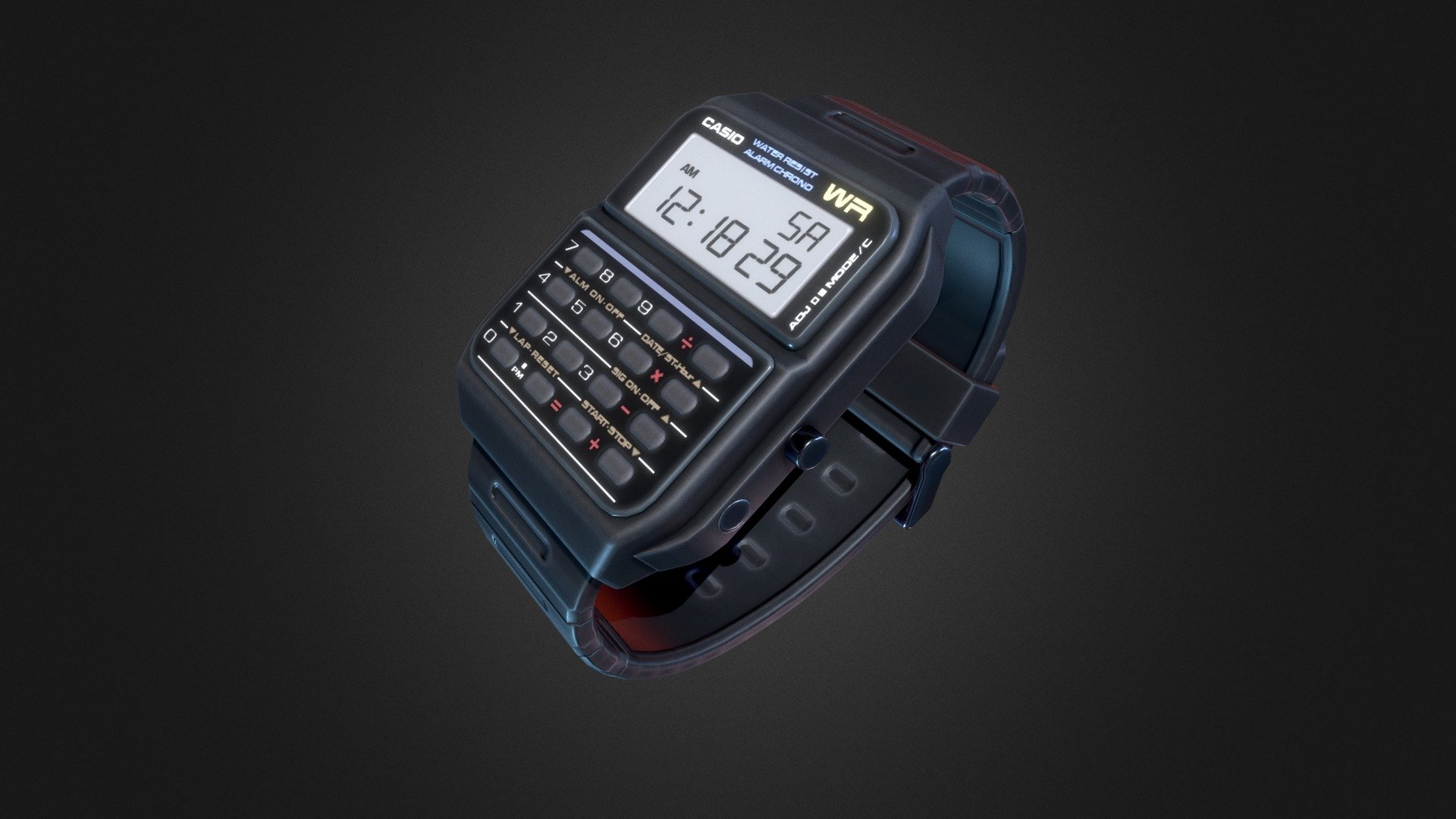 Casio CA53-W - 3D model by Augh (@augh3d) [839f804] - Sketchfab