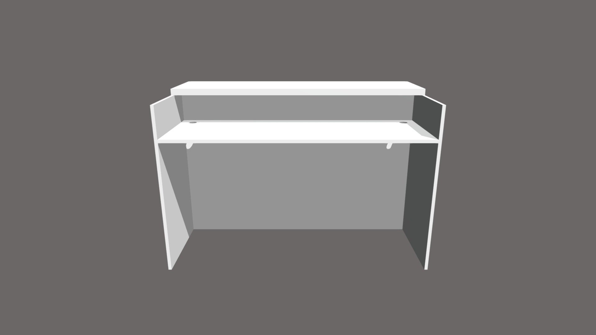 Optical Admin Table/Front Desk - 3D model by framedisplays [839fada ...