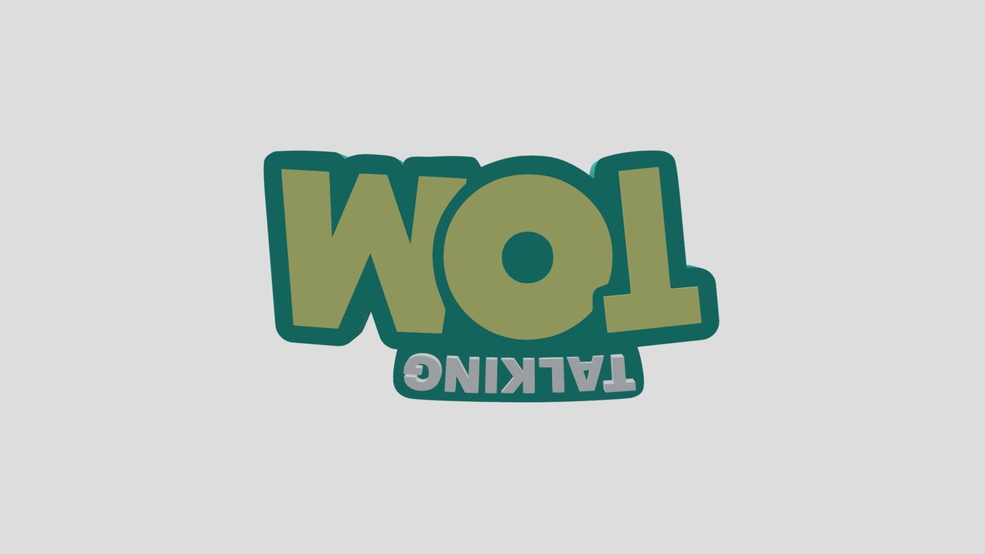 Talking Tom Logo - Download Free 3D model by kirbsthegamer1 [83a24c0 ...