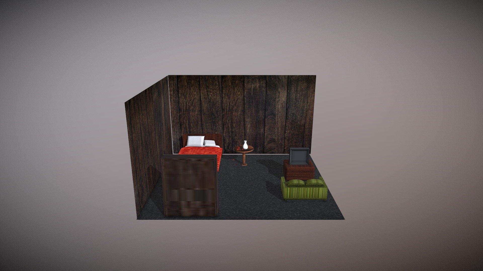 Creepy room - 3D model by telira07 [83a27f9] - Sketchfab