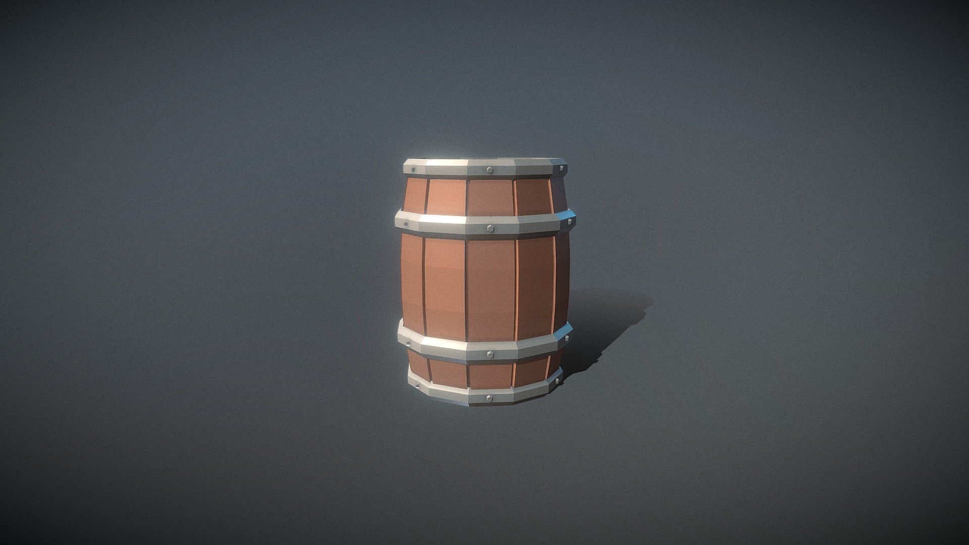 Low Poly - Barrel - Download Free 3D model by Dandushik [83a502b ...