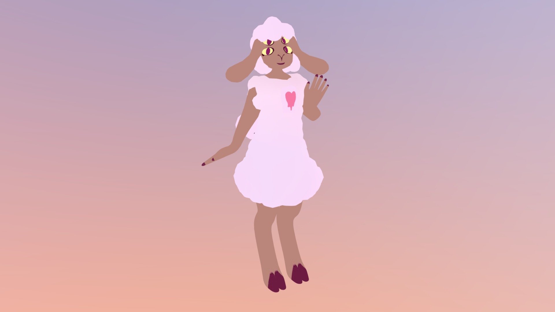 OC Alien Sheep - 3D model by Floober [83a6066] - Sketchfab
