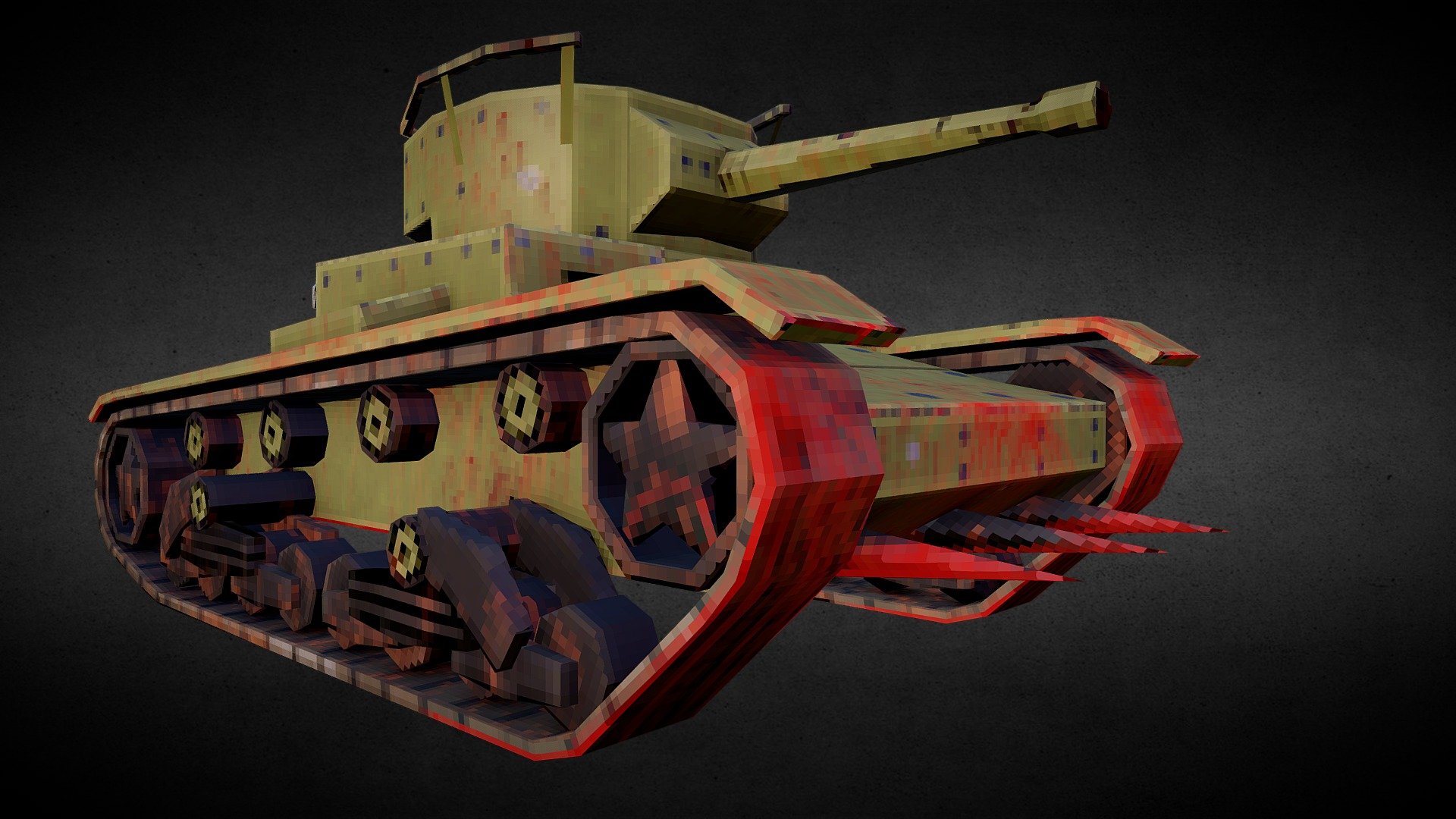T-26 soviet tank - Download Free 3D model by Jorma Rysky (@Rysky ...
