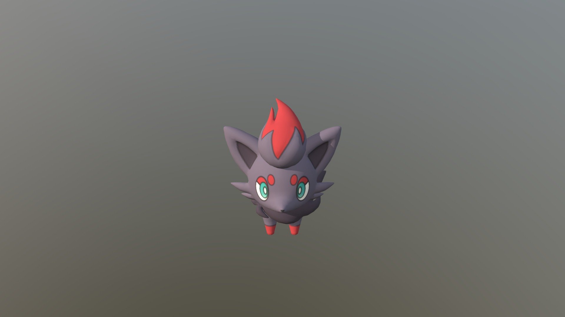 3DS - Pokemon X Y - 570 Zorua - 3D model by roseish [83a7717] - Sketchfab