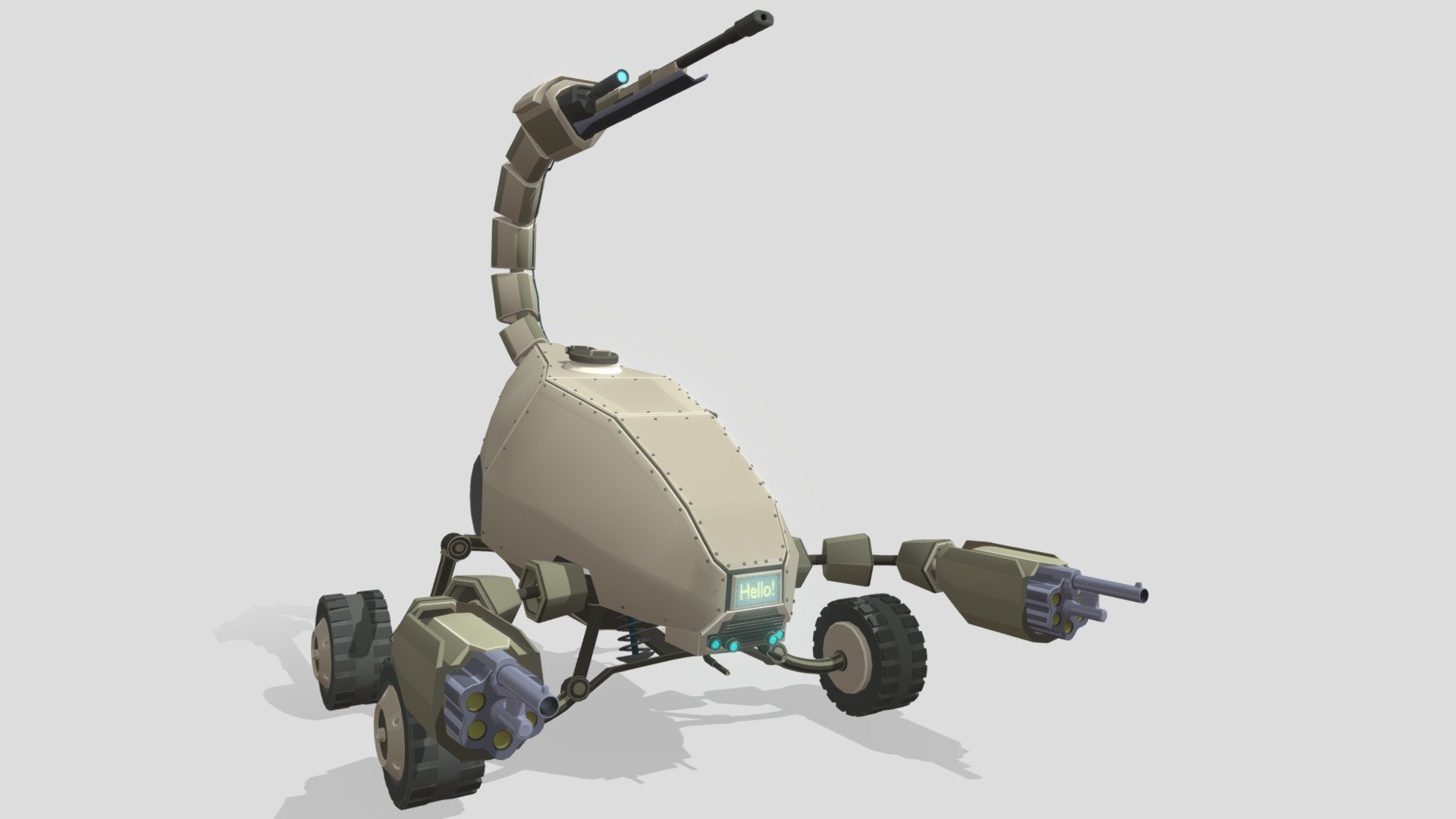 Scorpio machine DZ_XYZ - Download Free 3D model by mishan_jhan [83a923e ...