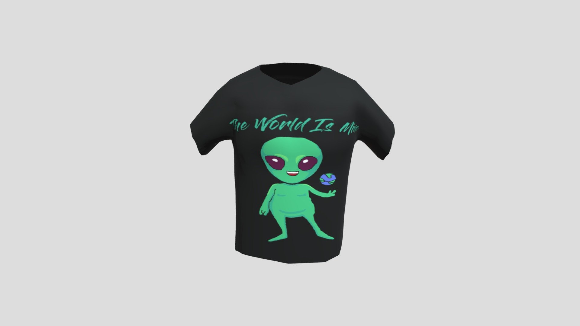 ZBrand alien Invasion Shirt - 3D model by ZEBandit3D [83a9df2] - Sketchfab