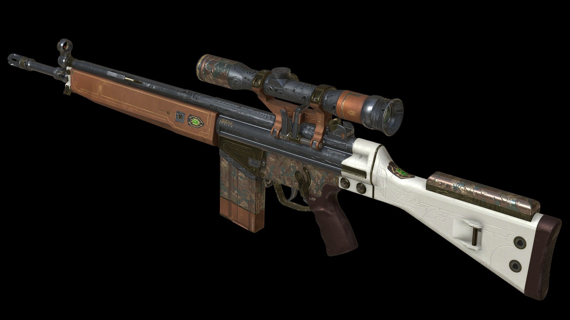 G3SG1 - Nimble (CS2) - 3D model by tanapta [83aac54] - Sketchfab
