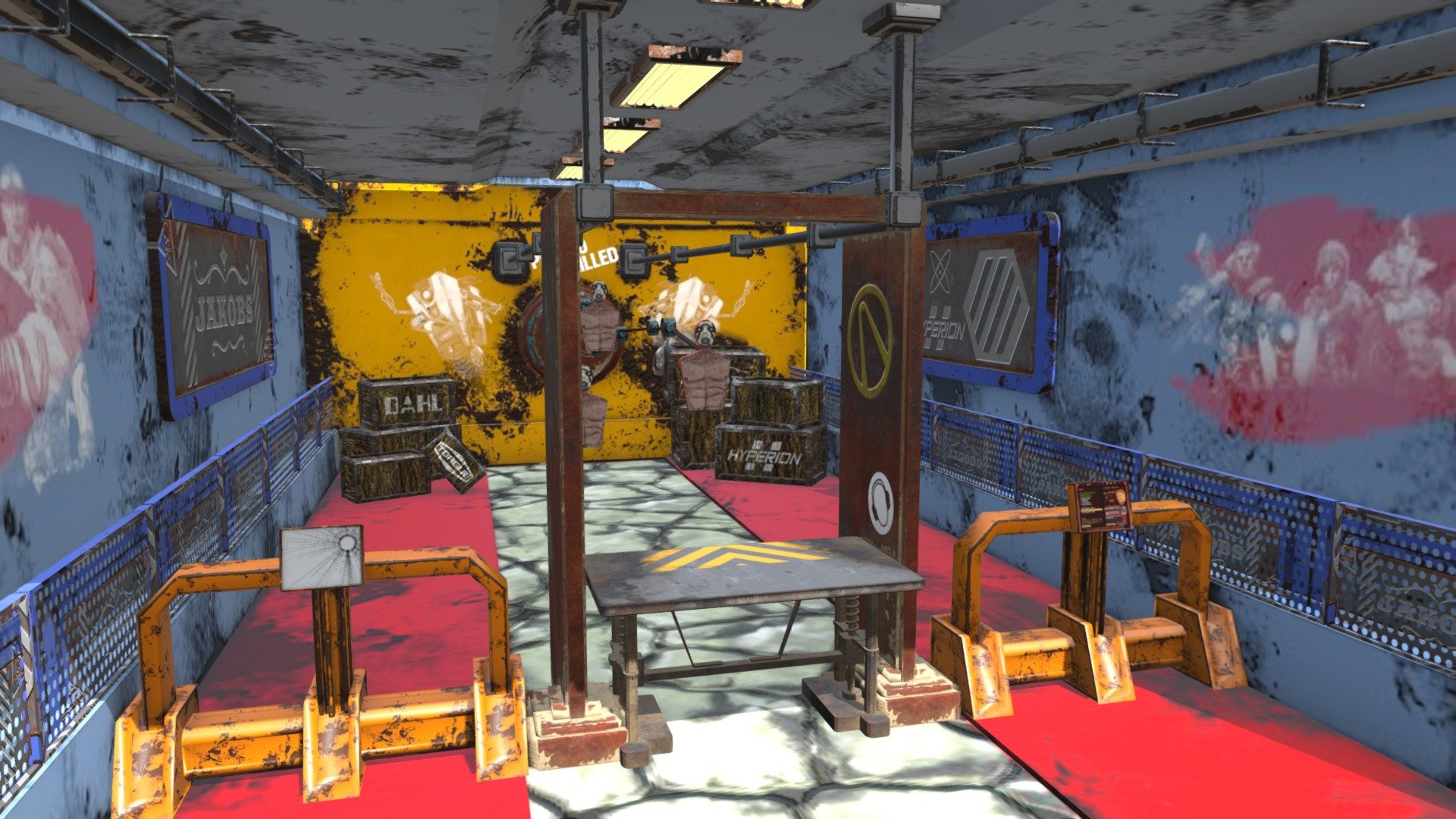FIRING_RANGE_BORDERLANDS2 - 3D model by Fabio.Boer [83ace60] - Sketchfab