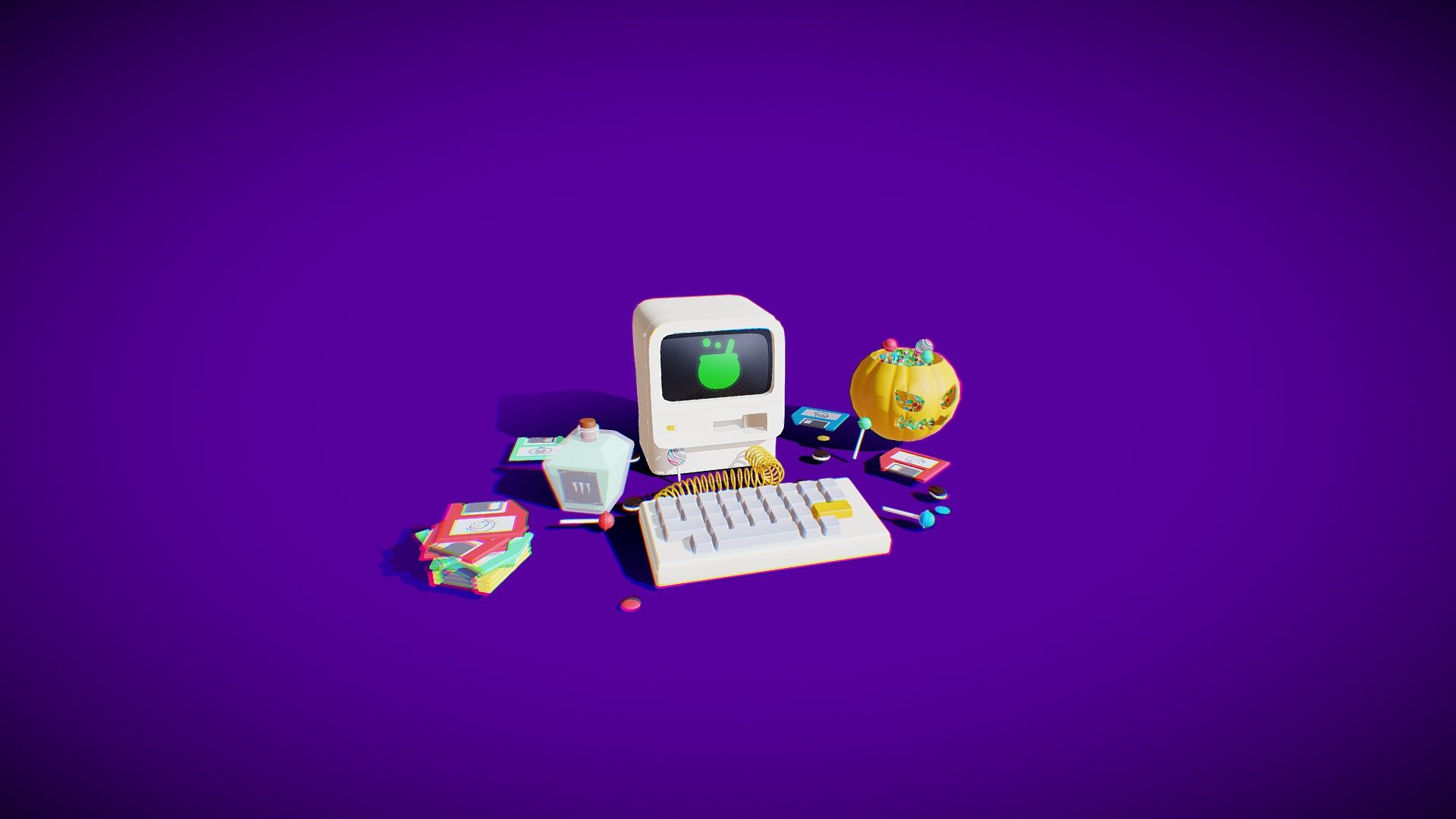 Halloween Pc - Download Free 3D model by Ismael (@Ismael12346) [83b0c2b ...
