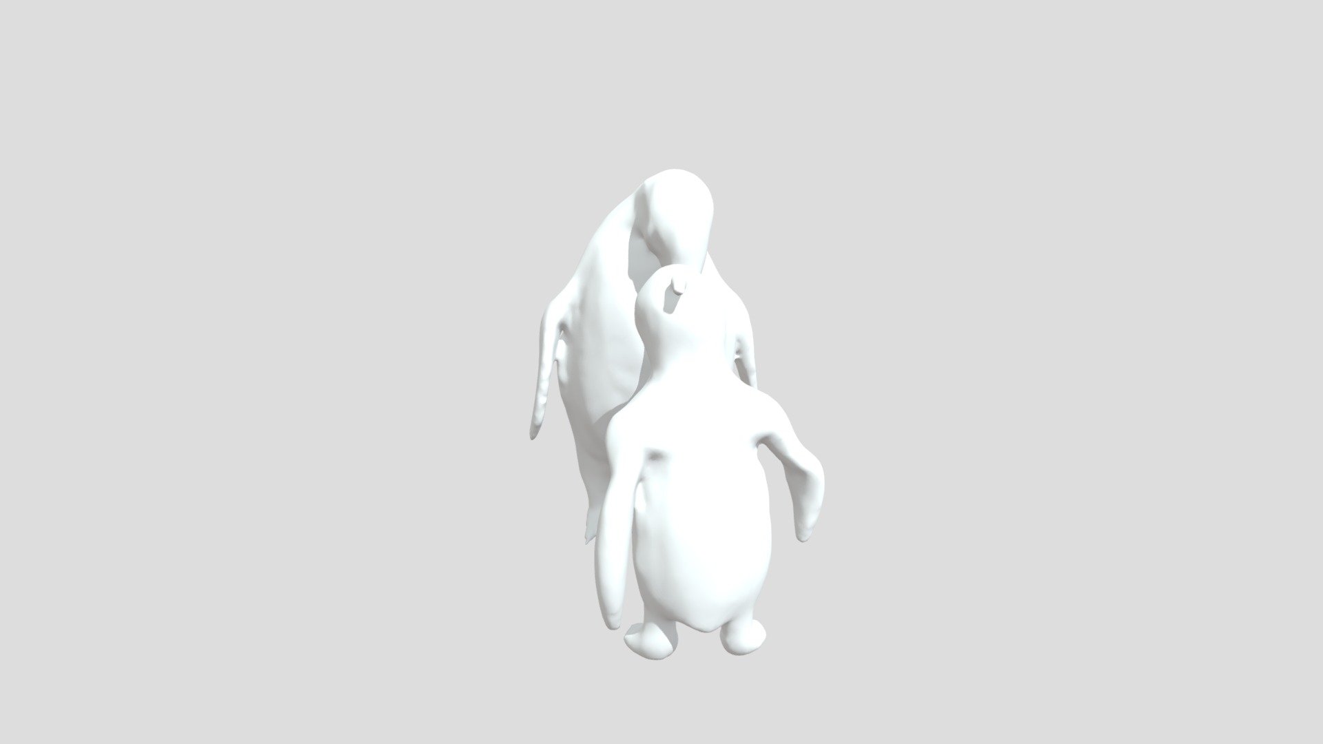 Pinguim Monkey - 3D model by cv24 [83b0c80] - Sketchfab