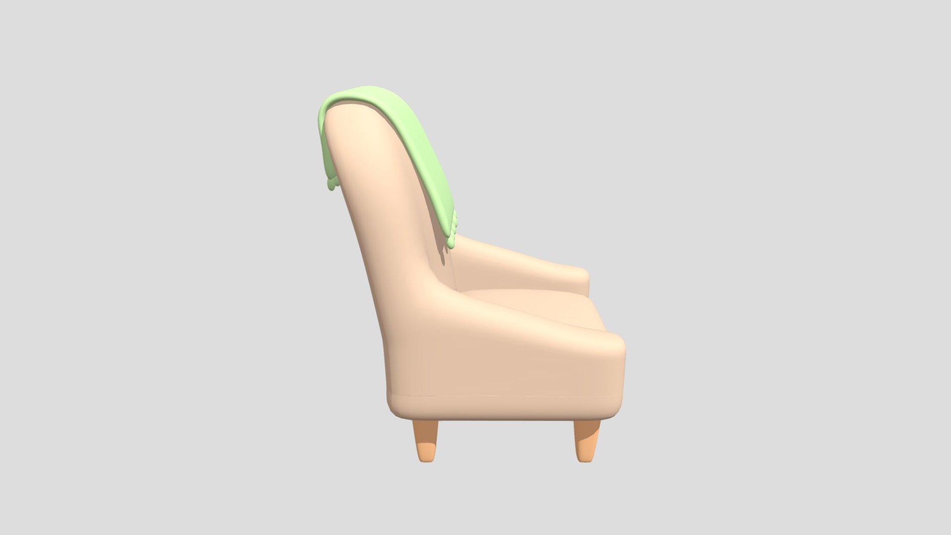Arm Chair - 3D model by DigitalSpies47 [83b3a34] - Sketchfab
