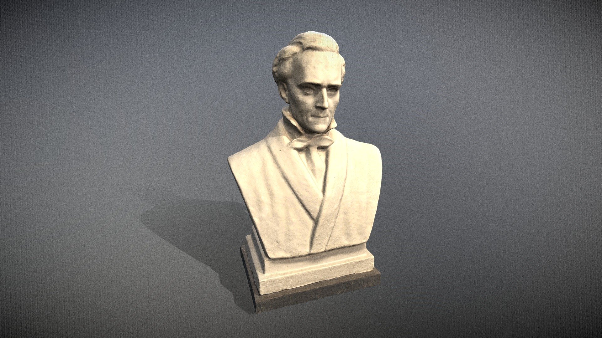 Bust of Pollack Mihaly - 3D model by Faludi Zoltán, IntelliGEO ...