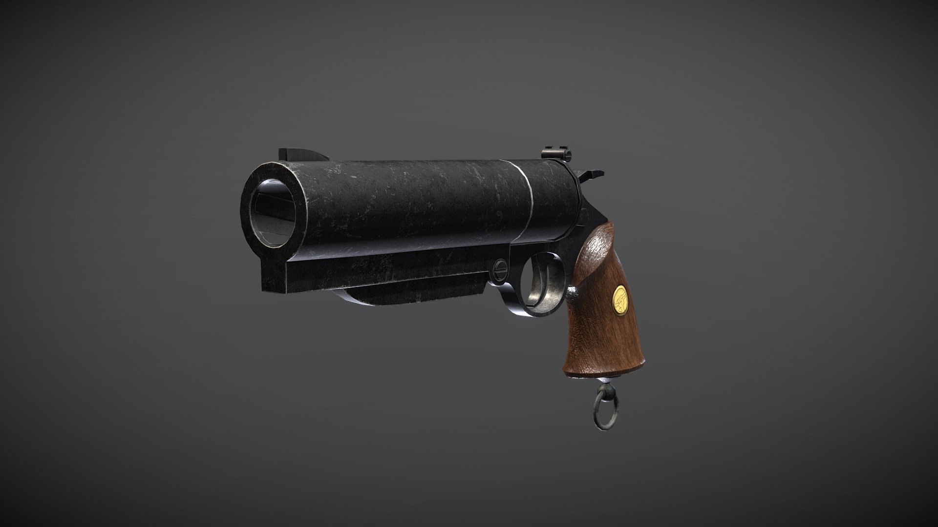 Hell Boy's Gun Textured - 3D model by phoobones [83b4a1d] - Sketchfab