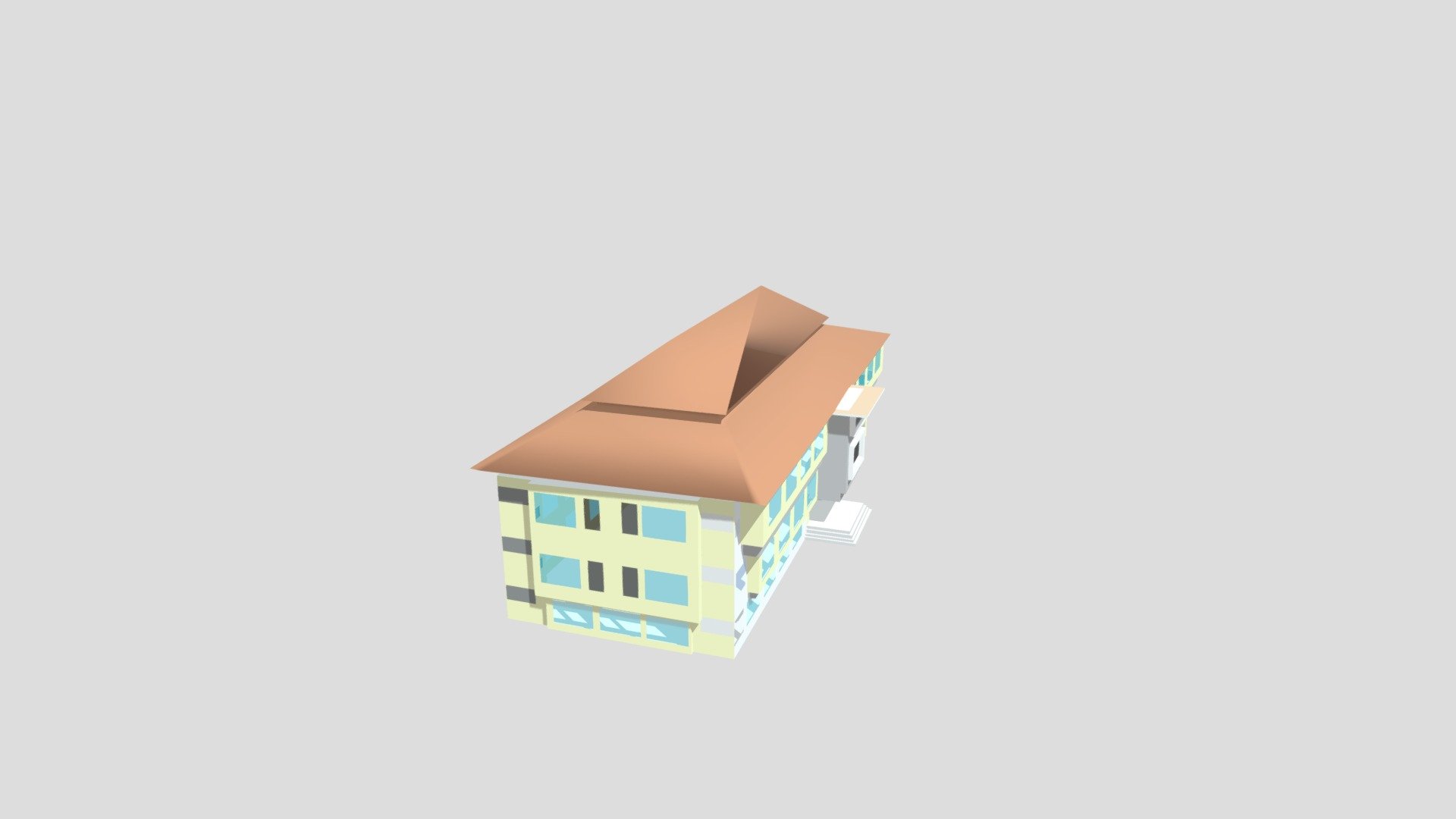 Gedung 2 Hukum - Download Free 3D model by Salzabilae18 [83b6666 ...
