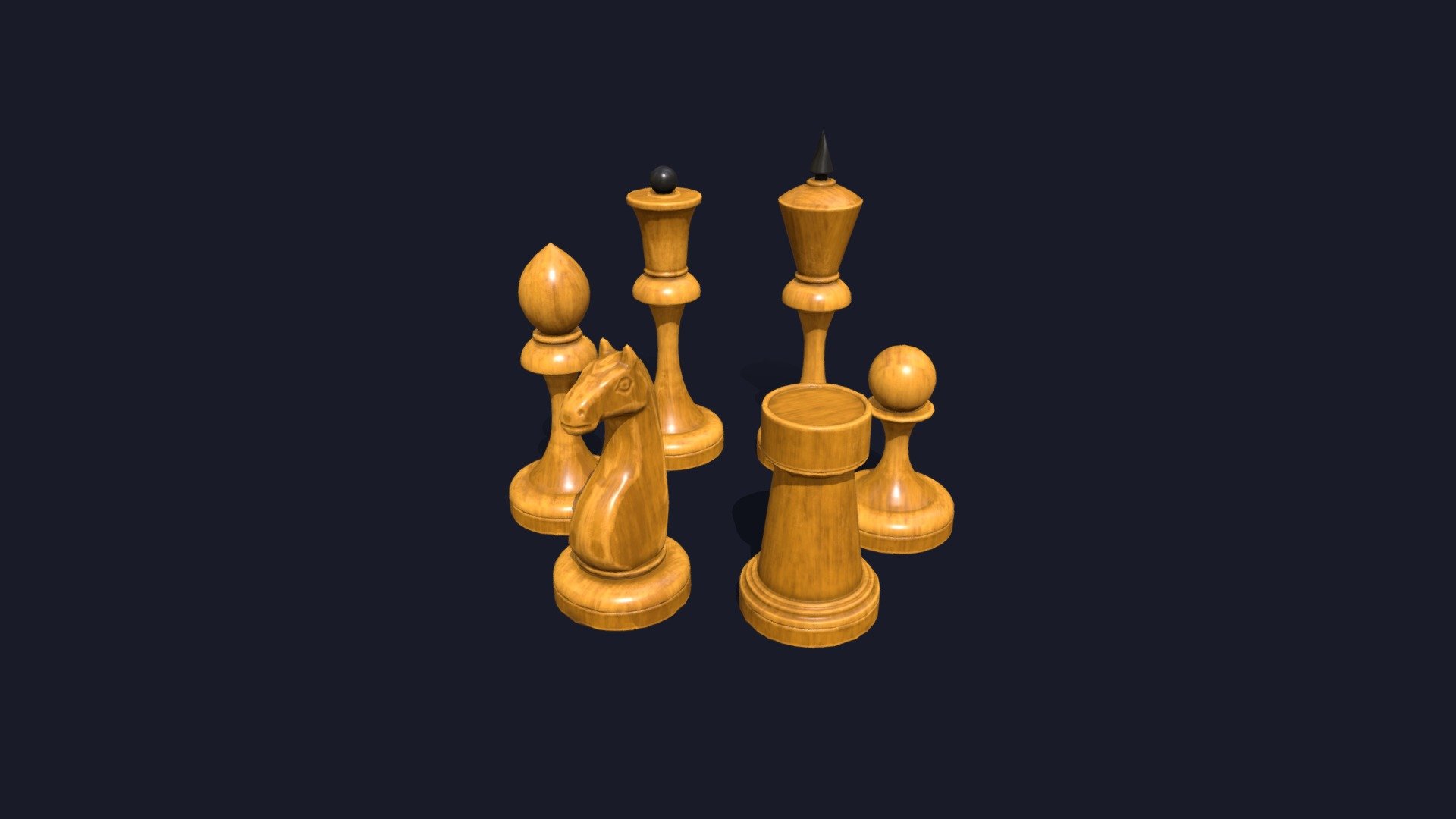 Soviet Chess Set (Free Chess on Steam) - 3D model by GrimmGitz [83b6c69 ...