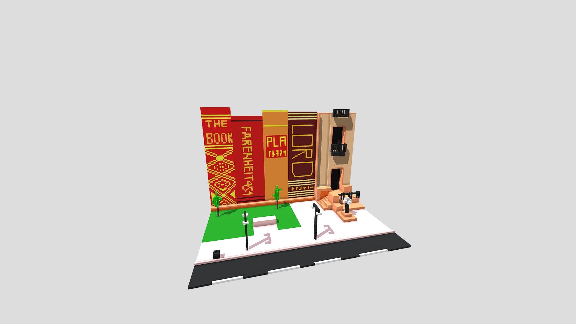 Library - 3D model by Skibax3 [83b75d0] - Sketchfab