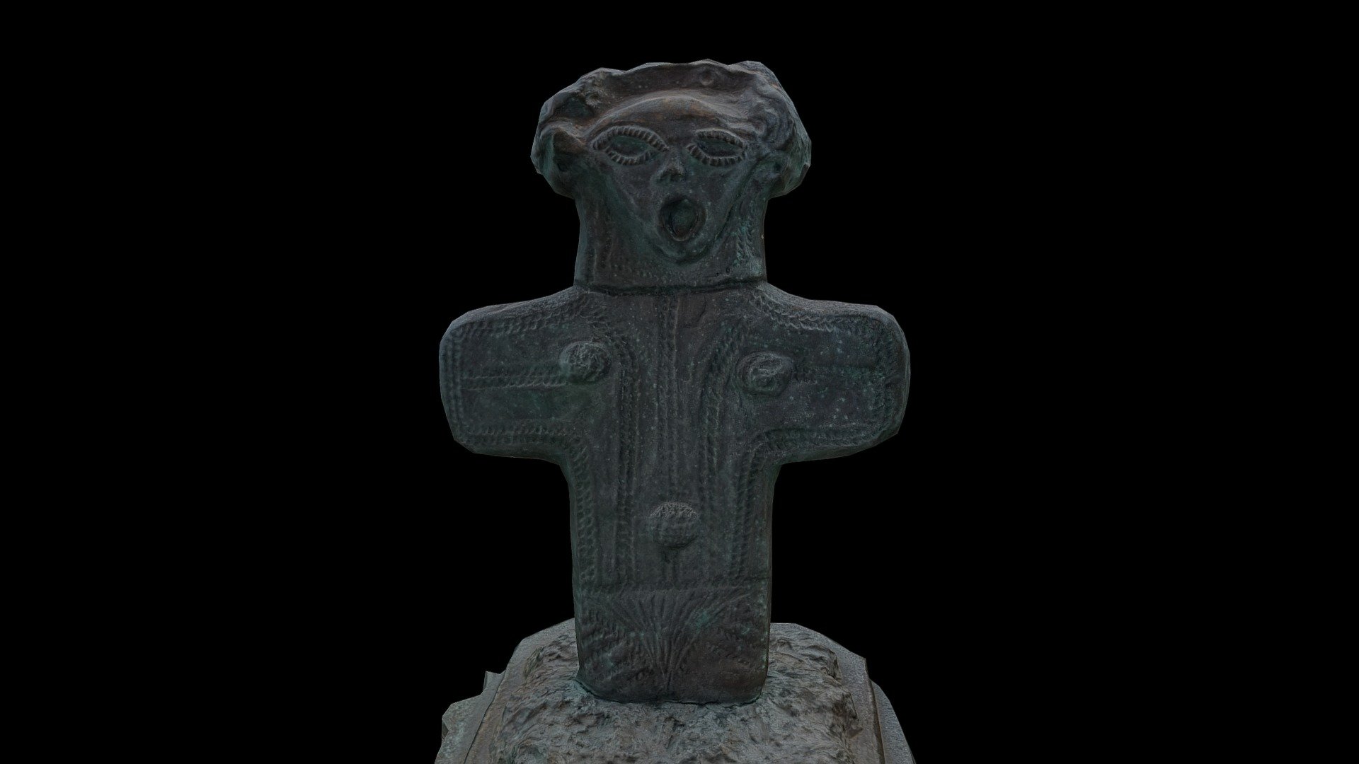 Bronze Dogu Statue - 3D model by CoreyNoxon [83b90b4] - Sketchfab