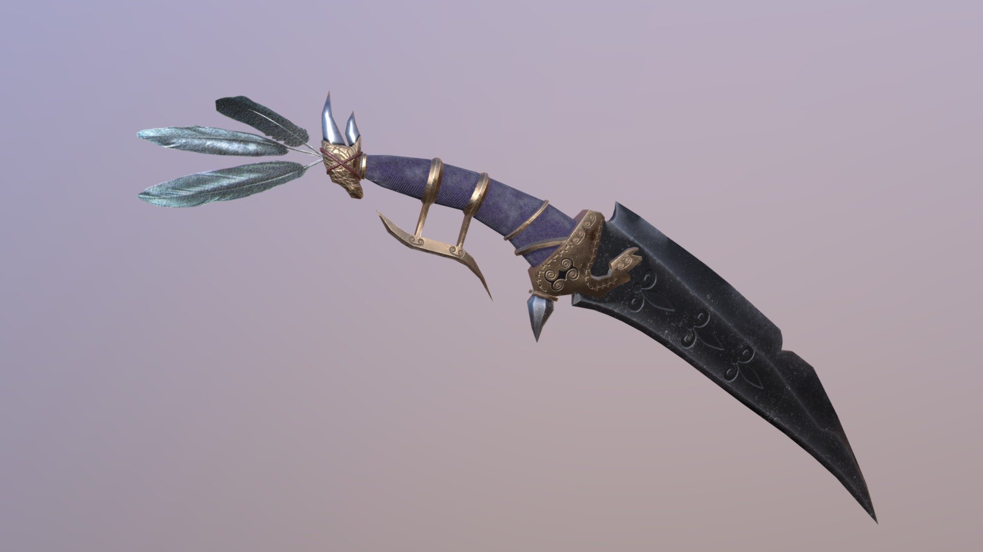 Assassin's Ritual Knife - Buy Royalty Free 3D model by Helyeouka ...