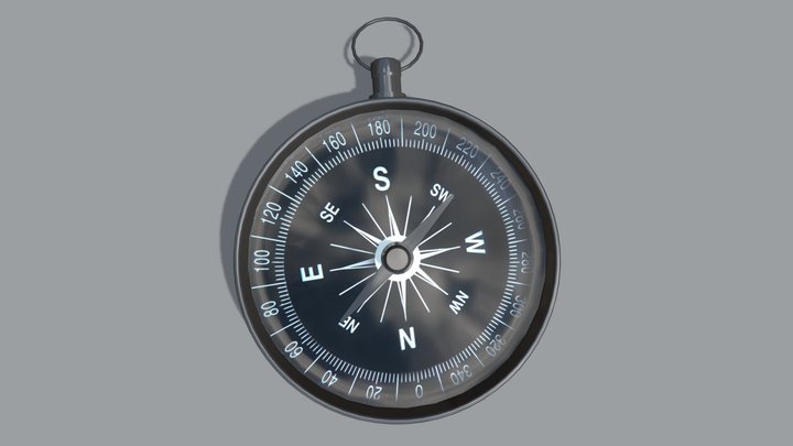 Compass-royalty-free-3d-model 3D models - Sketchfab