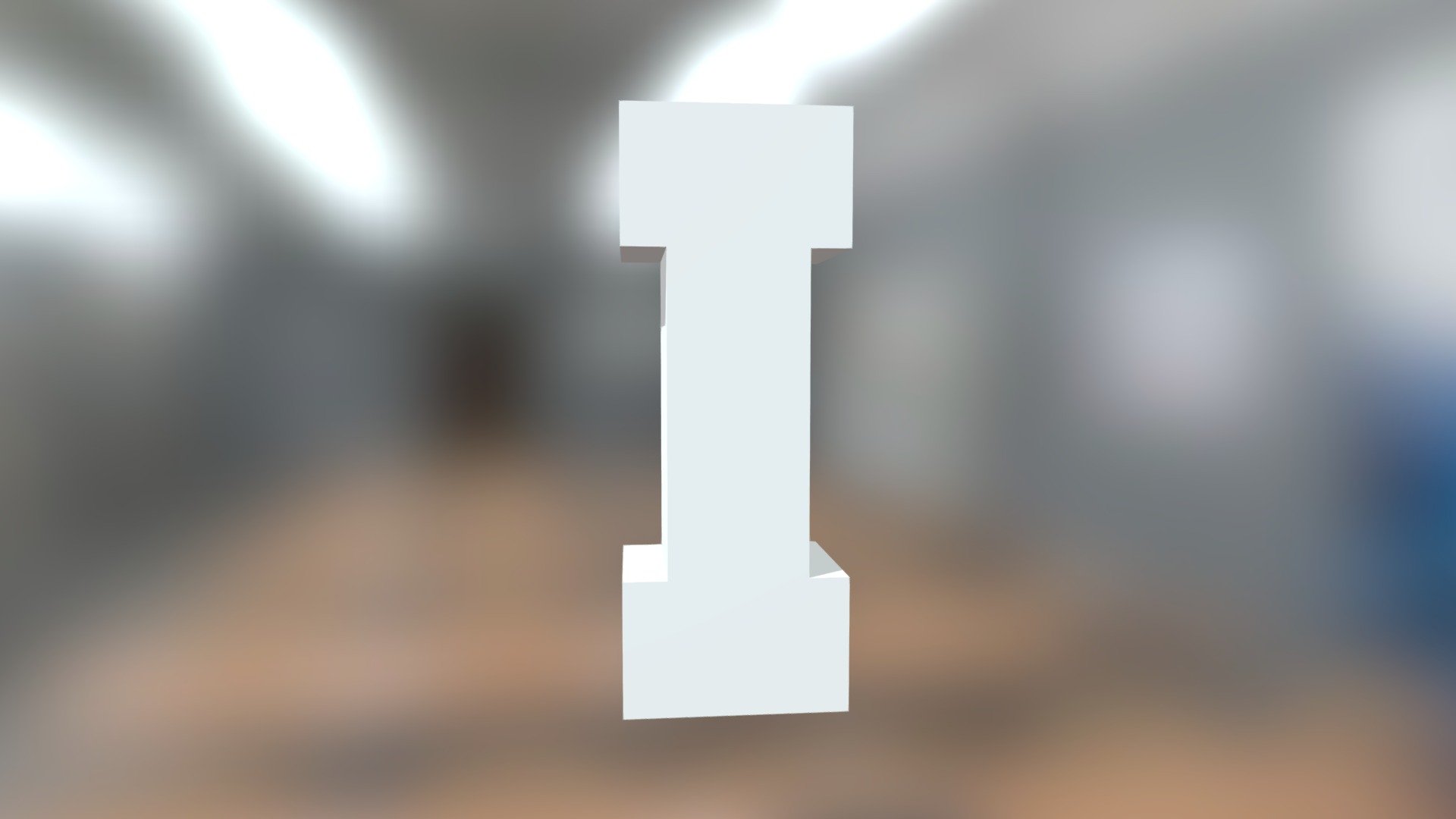 Letter I - 3D model by Peolla [83bca7e] - Sketchfab