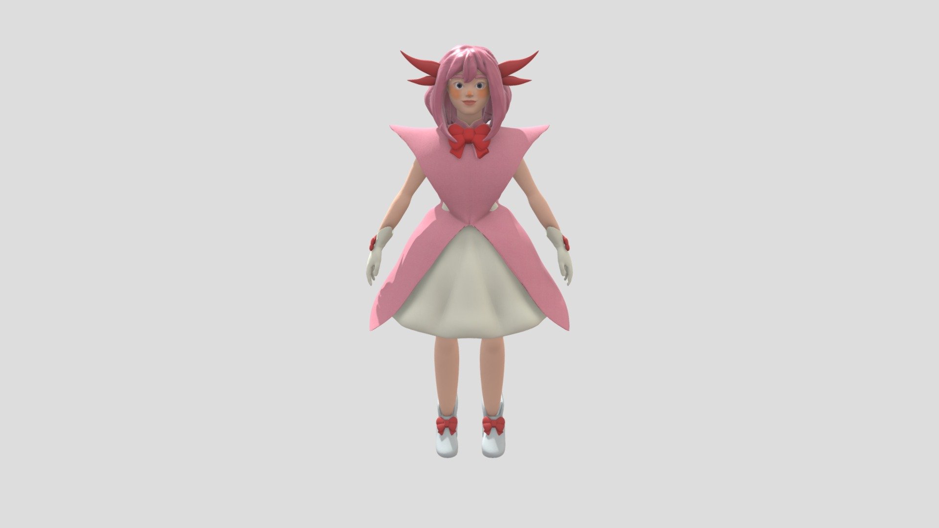 Magical Girl Mamo - 3D model by sanguinepetal [83bcdee] - Sketchfab