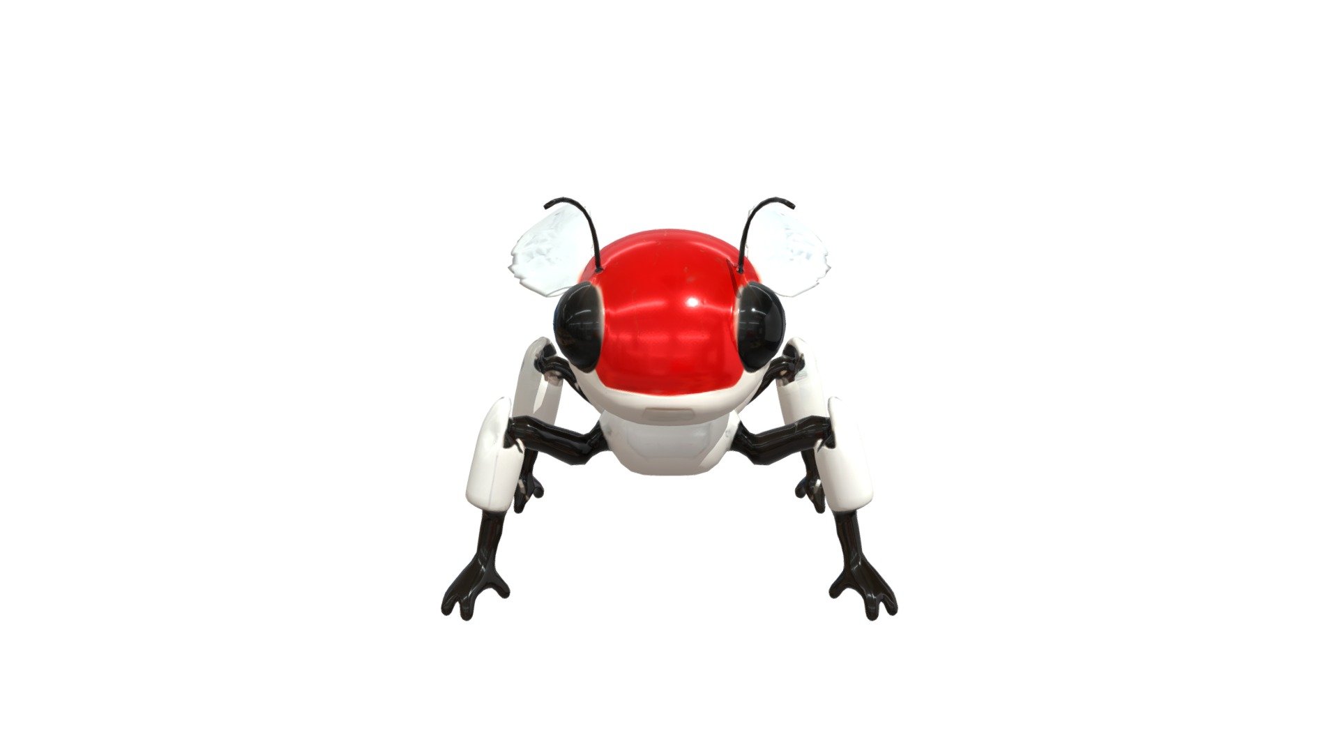 Mechanical insect robot with wings - 3D model by marsw5d [83bcea5 ...